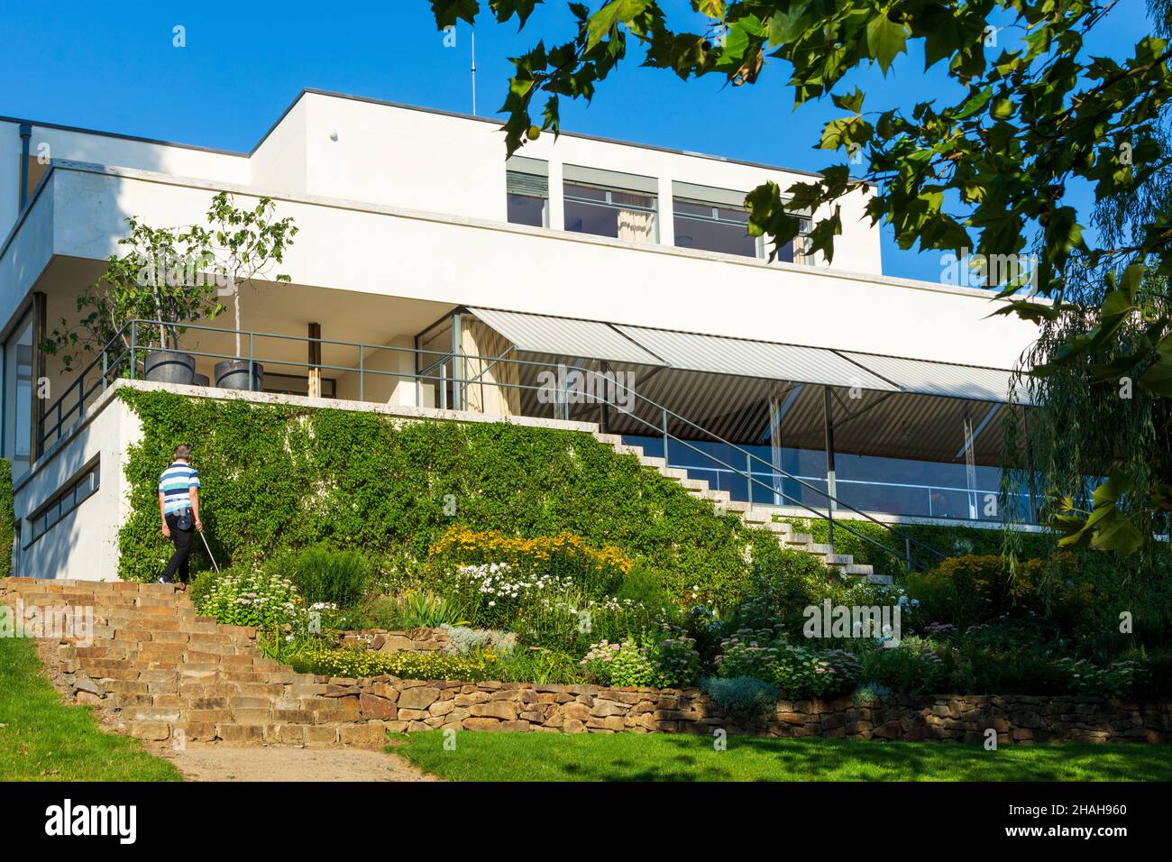 Brno (Brünn): Villa Tugendhat, house built according to plans by the ...
