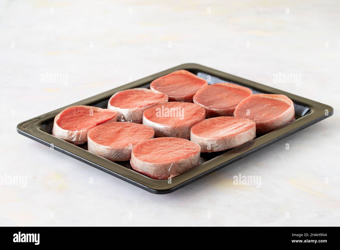 Fresh lean rump beef hi-res stock photography and images - Alamy