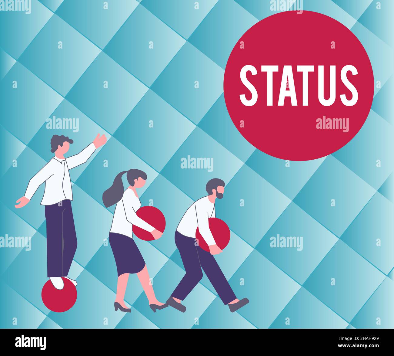 Text sign showing Status. Business showcase situation at a particular ...