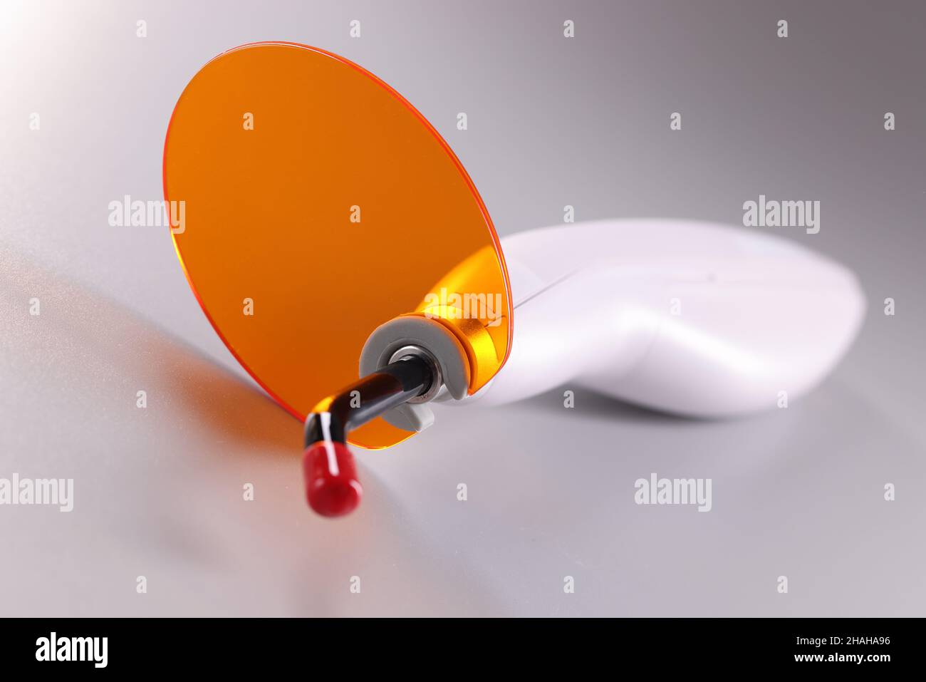 Device for filling and drying teeth closeup Stock Photo - Alamy