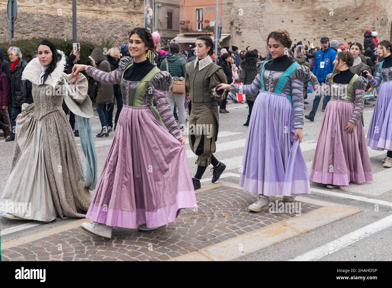 Traditional Carnival in Fano, Marche, Italy, Europe Stock Photo - Alamy