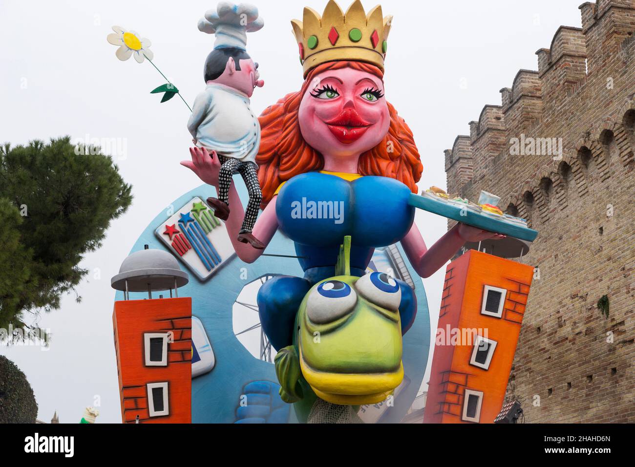 Traditional Carnival in Fano, Marche, Italy, Europe Stock Photo - Alamy