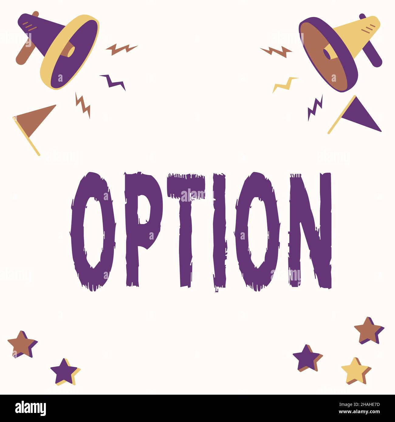 Conceptual display Option. Word Written on the opportunity or ability ...