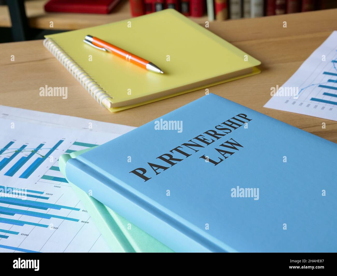 Partnership law book on the office desk Stock Photo - Alamy