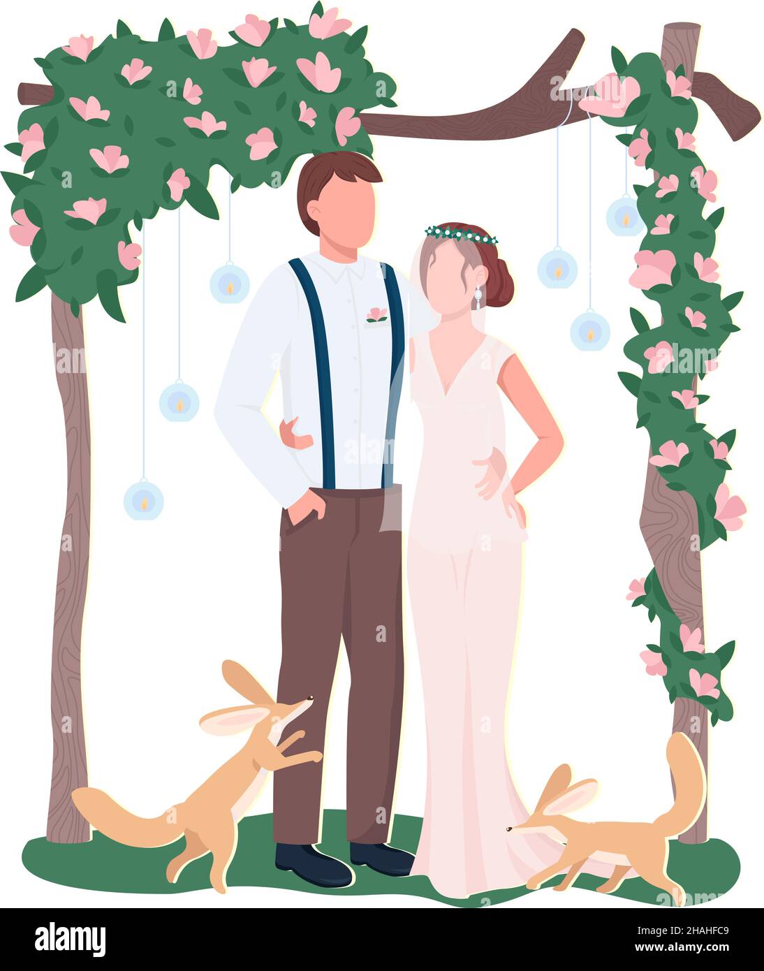 Wedding venue cartoon hi-res stock photography and images - Alamy