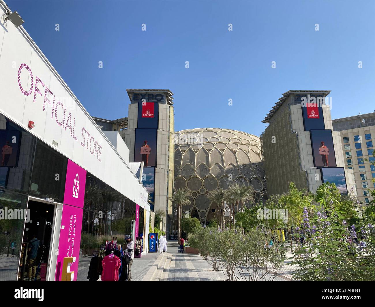 UAE, Dubai - December 1, 2021: Official store at World Expo 2020 Stock ...