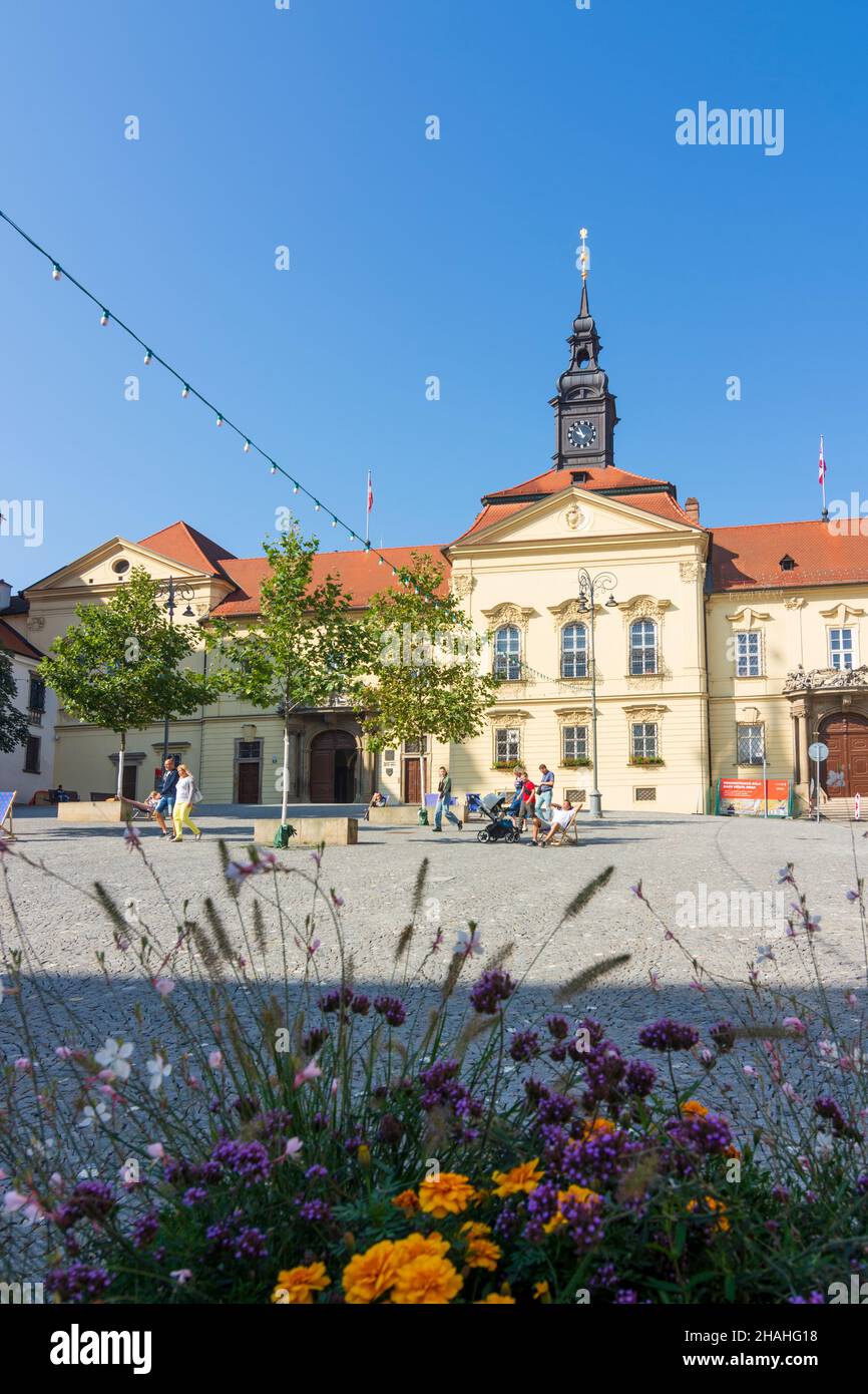 Brno (Brünn): New Town Hall, in , Jihomoravsky, South Moravia ...