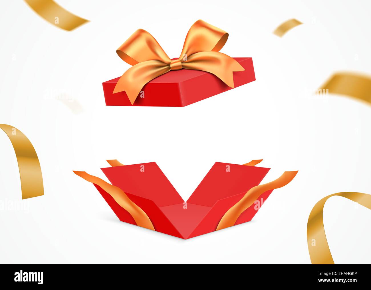 Red Gift Box Vector
