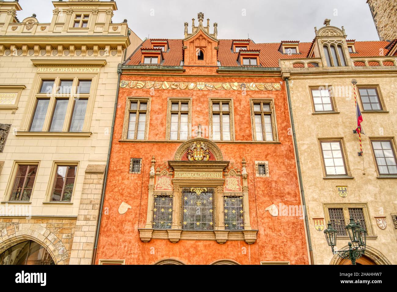 Prague historical center, HDR Image Stock Photo - Alamy