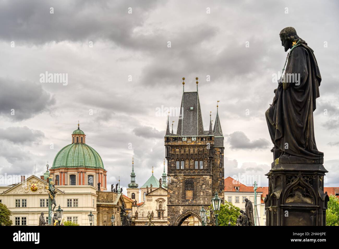 Prague historical center, HDR Image Stock Photo - Alamy
