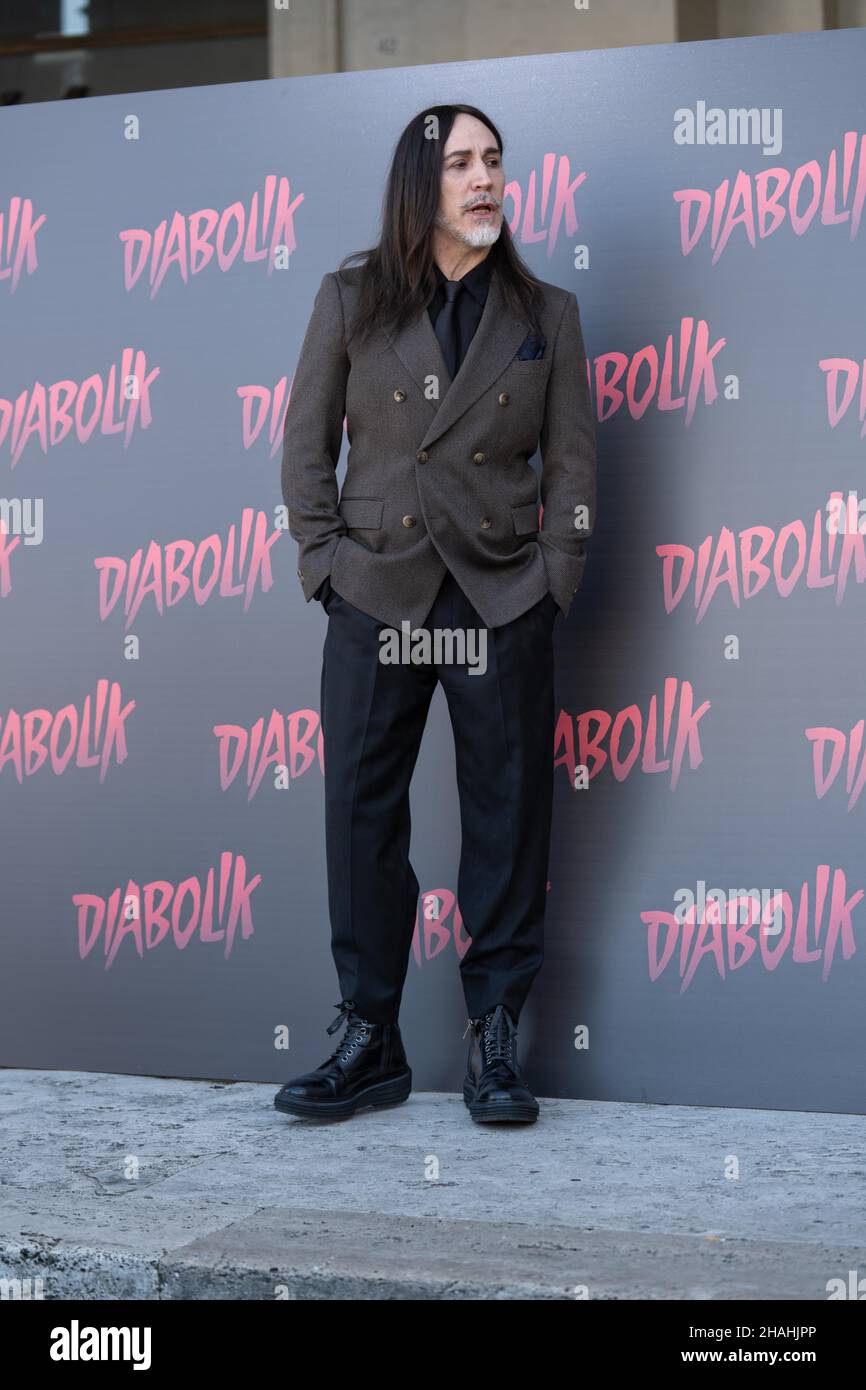 Rome, Italy, December 13, 2021 - Singer Manuel Agnelli attends the ...