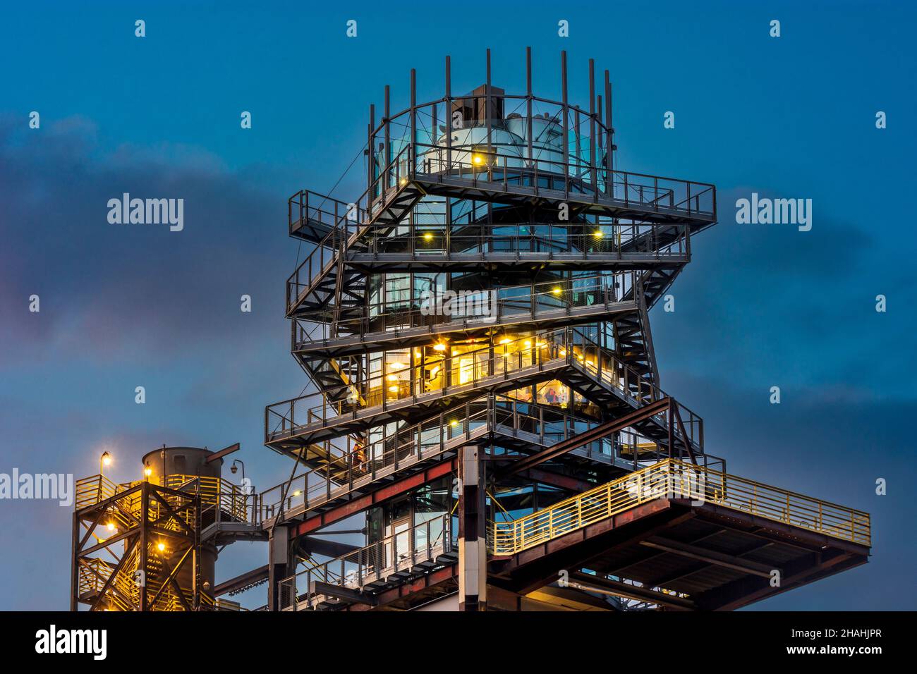 Ostrava (Ostrau): Lower Vitkovice, former ironworks, Bolt Tower or ...