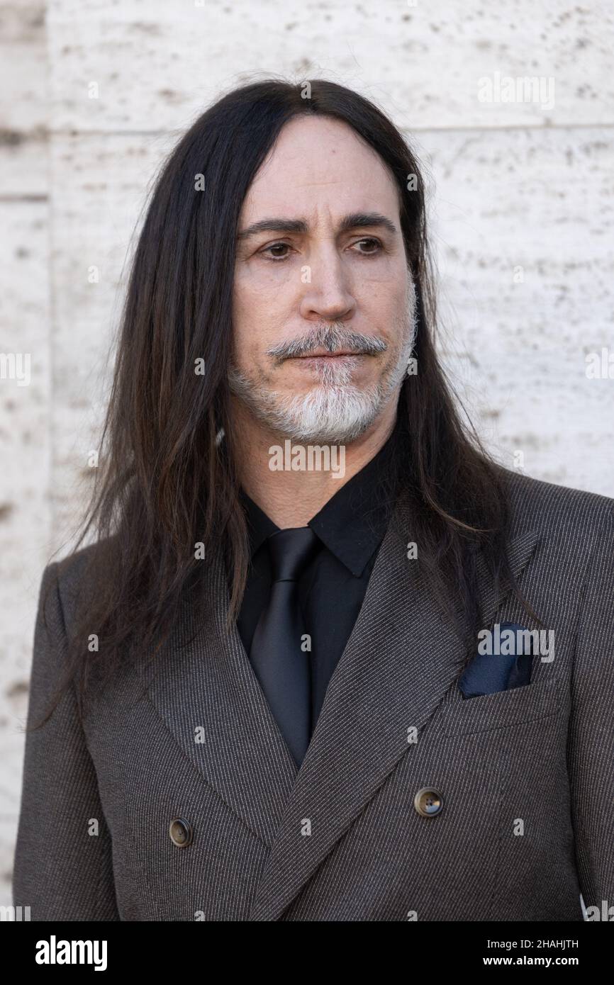Rome, Italy, December 13, 2021 - Singer Manuel Agnelli attends the ...