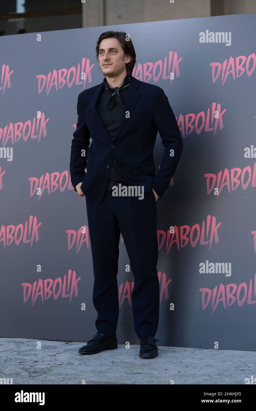 Rome, Italy, December 13, 2021 - Actor Luca Marinelli attends the ...