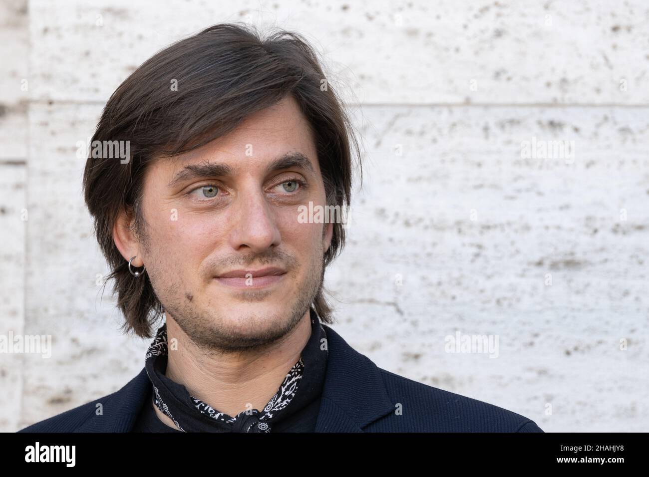 Rome, Italy, December 13, 2021 - Actor Luca Marinelli attends the ...