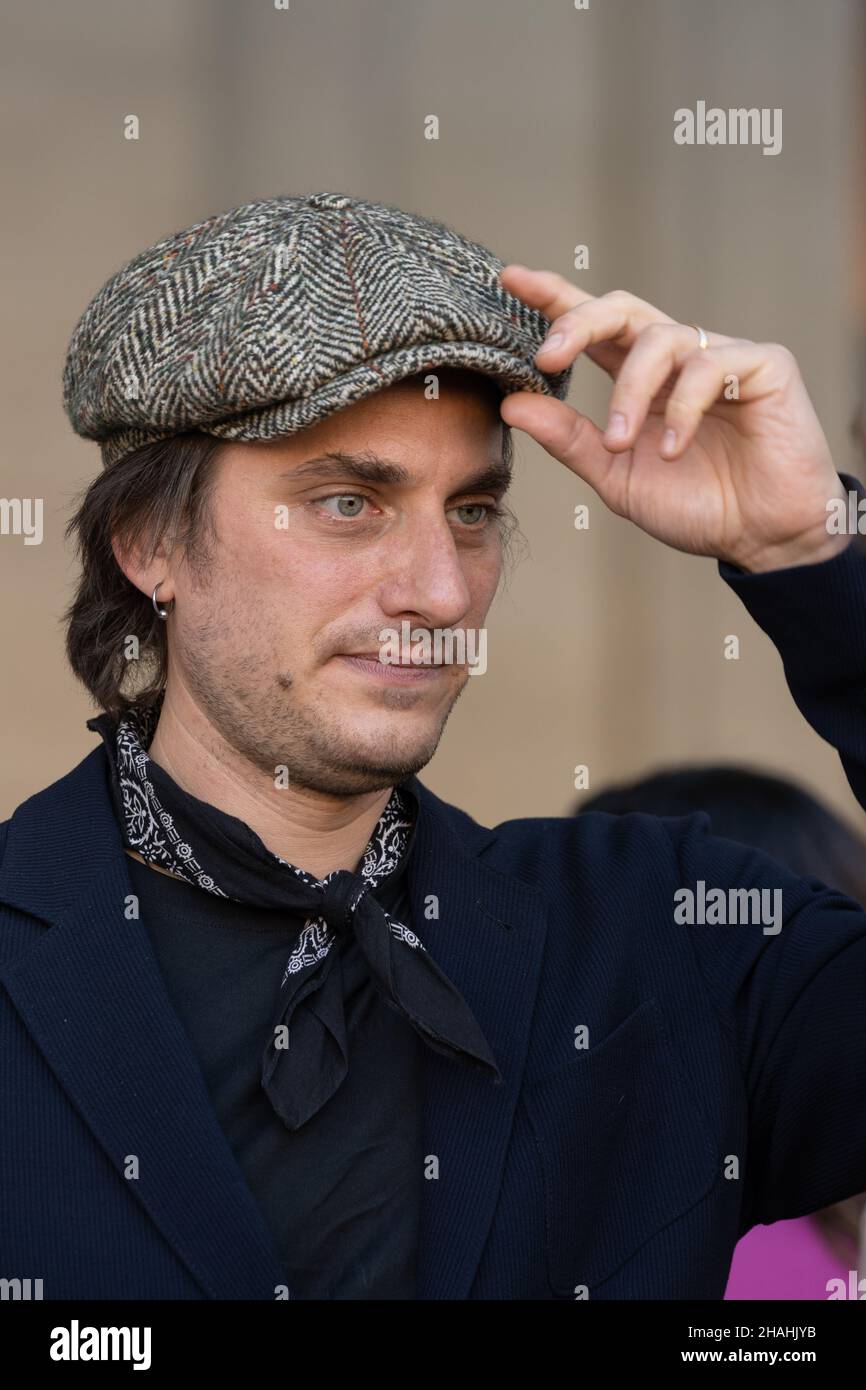 Rome, Italy, December 13, 2021 - Actor Luca Marinelli attends the ...