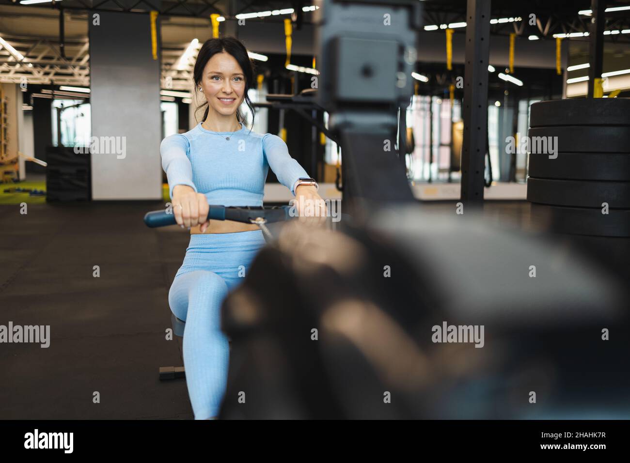 Indoor rowing machine hi-res stock photography and images - Alamy