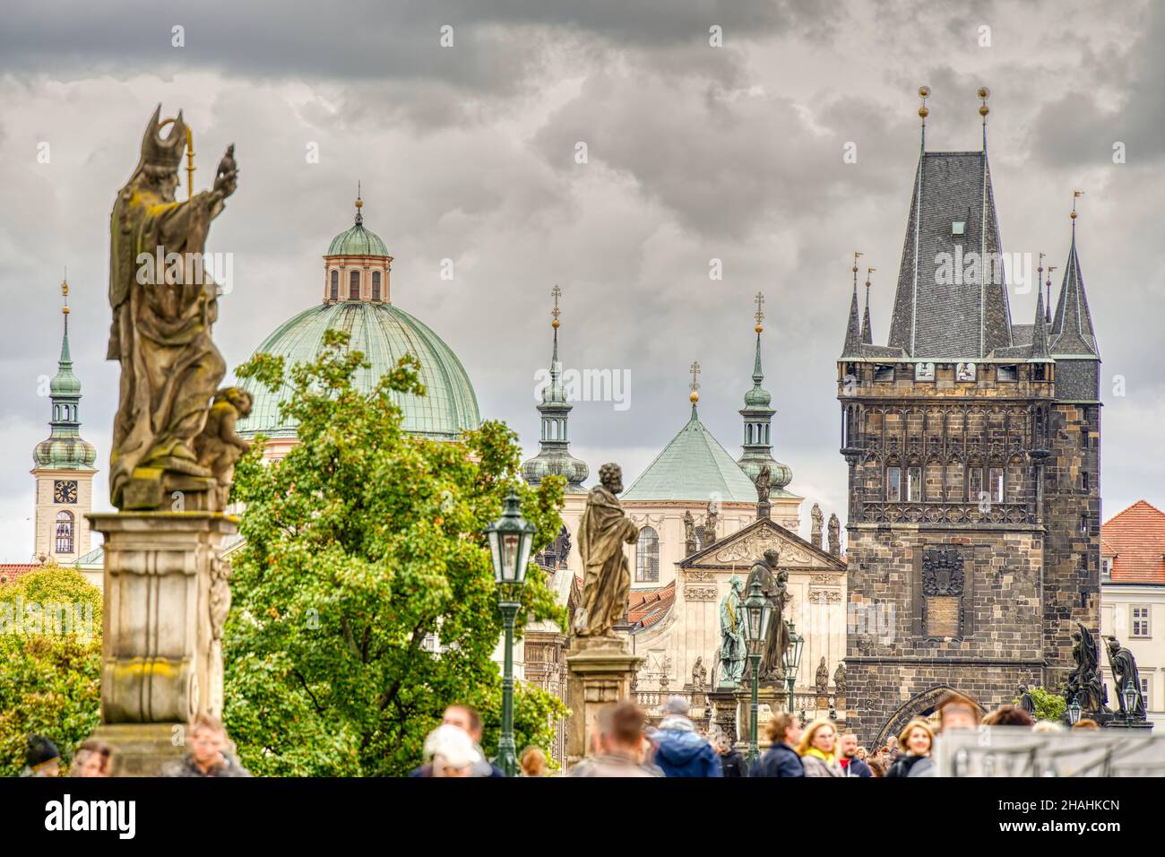 Prague historical center, HDR Image Stock Photo - Alamy