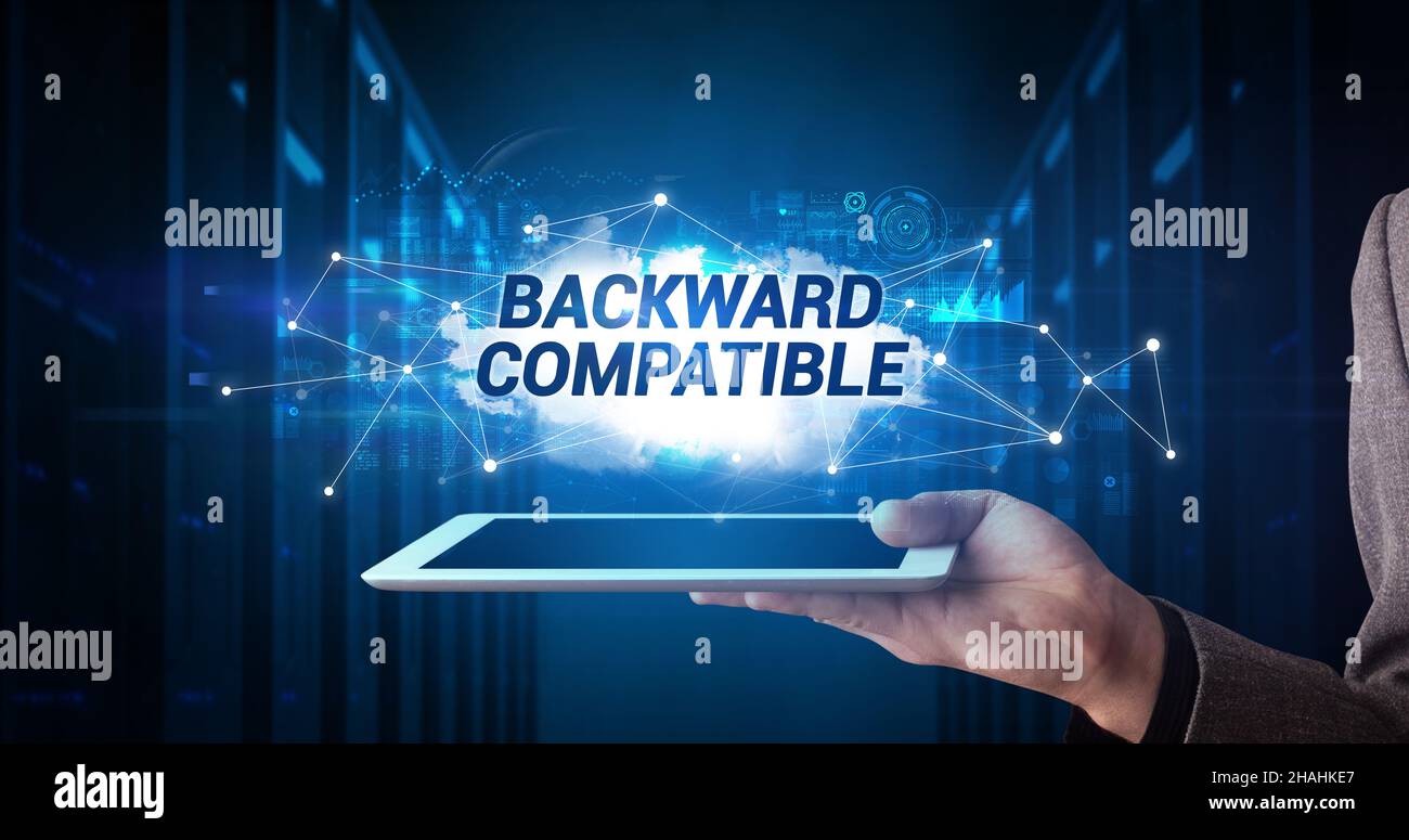 Person holding tablet, technology concept Stock Photo - Alamy