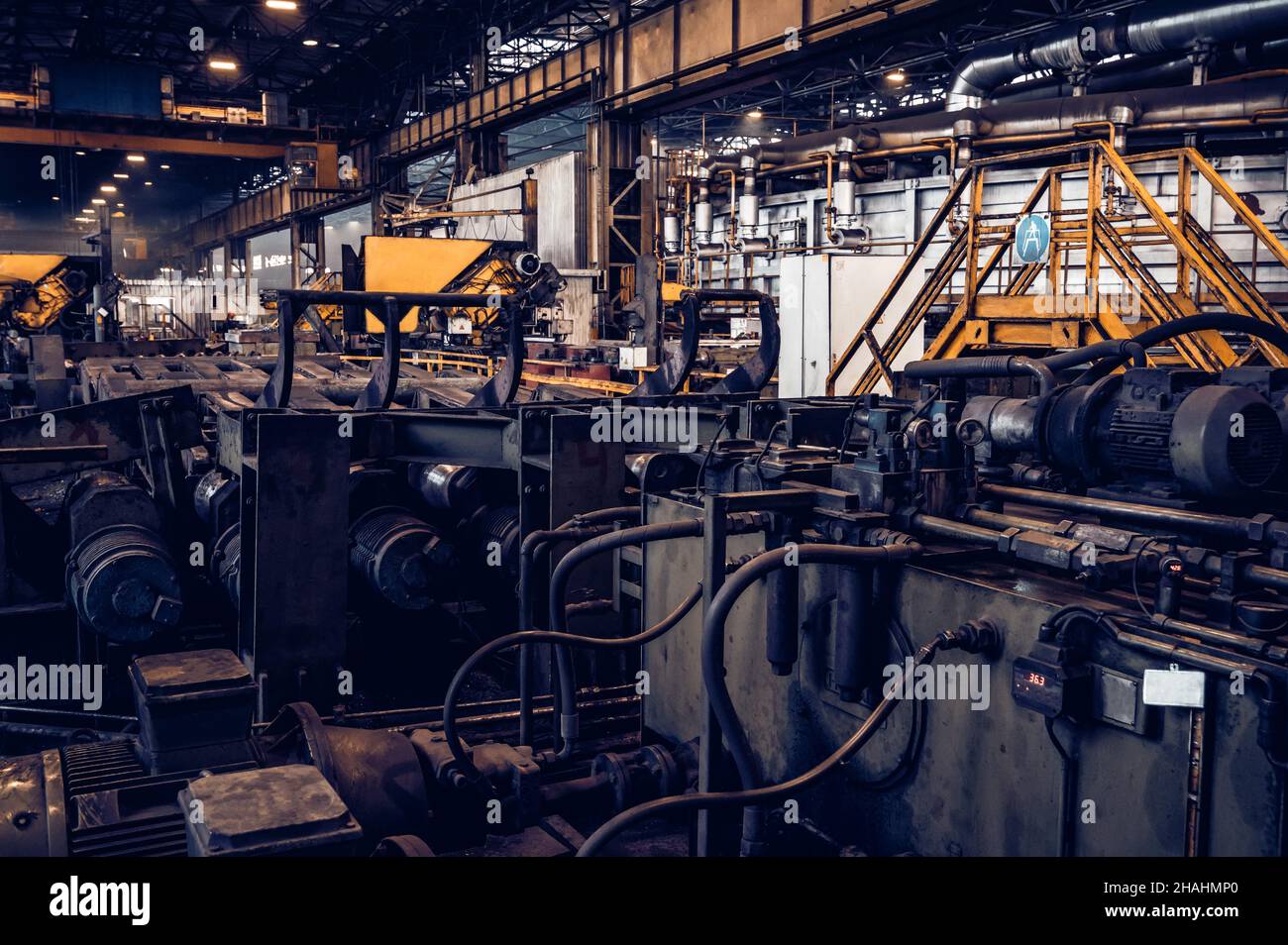 Iron and Steel Factory or Pipe Mill located in Taganrog South of Russia ...