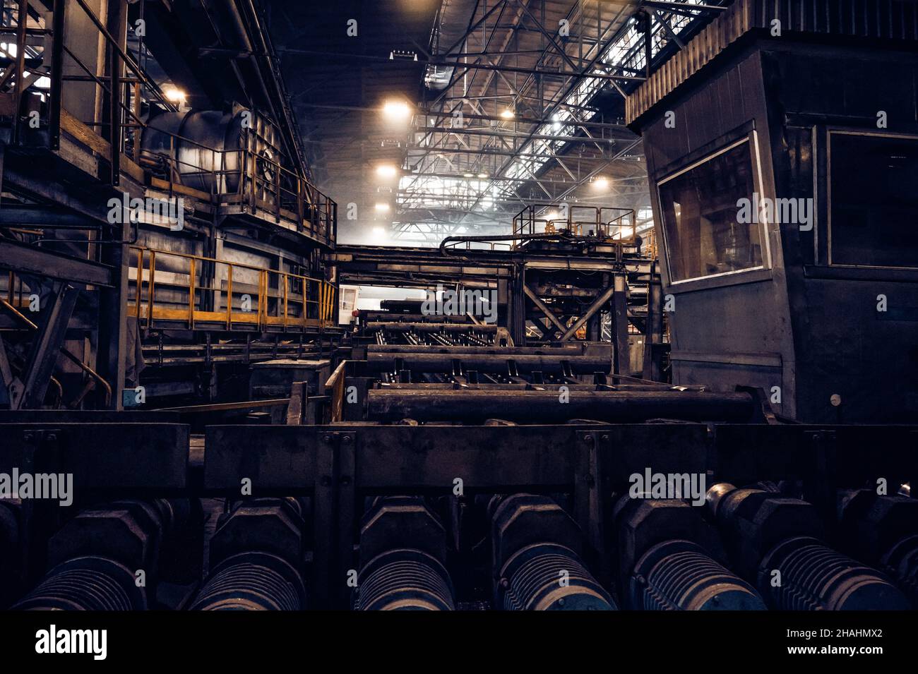 Iron and Steel Factory or Pipe Mill located in Taganrog South of Russia ...