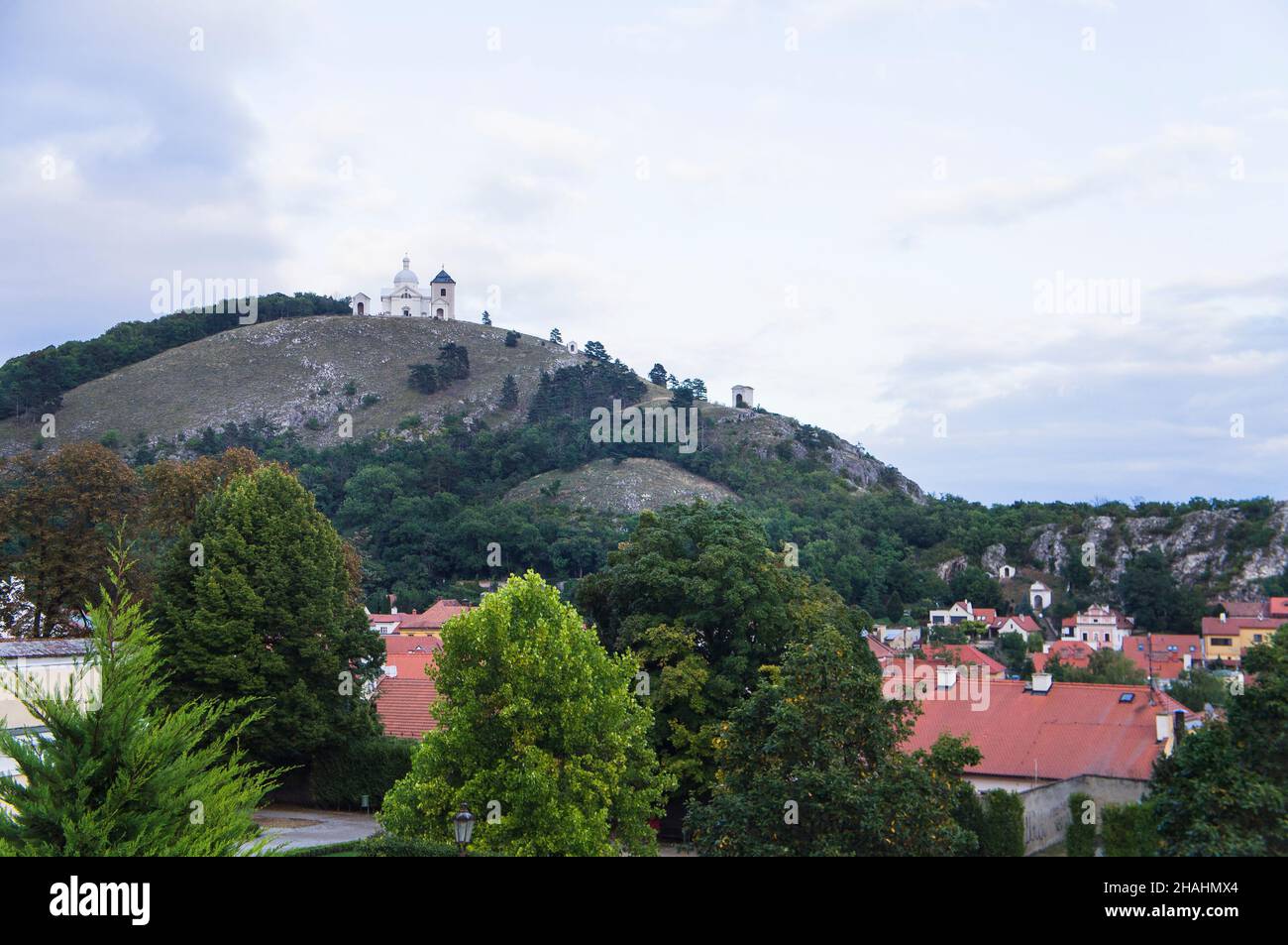 The Holy Hill with a sacral objects of the Way of the Cross, photo, a ...