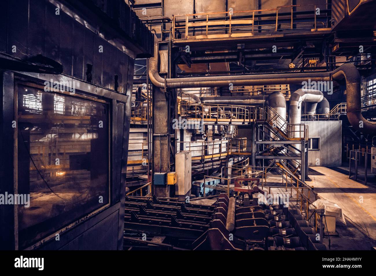 Iron and Steel Factory or Pipe Mill located in Taganrog South of Russia ...