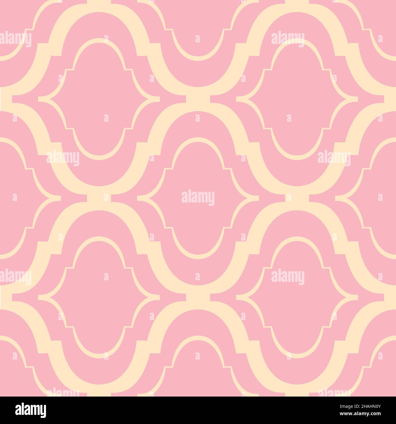 Roman ogee abstract vector seamless pattern background with elongated ...