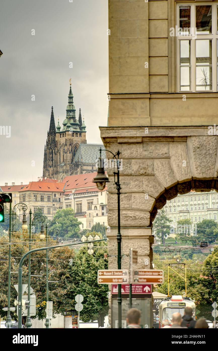 Prague historical center hi-res stock photography and images - Alamy