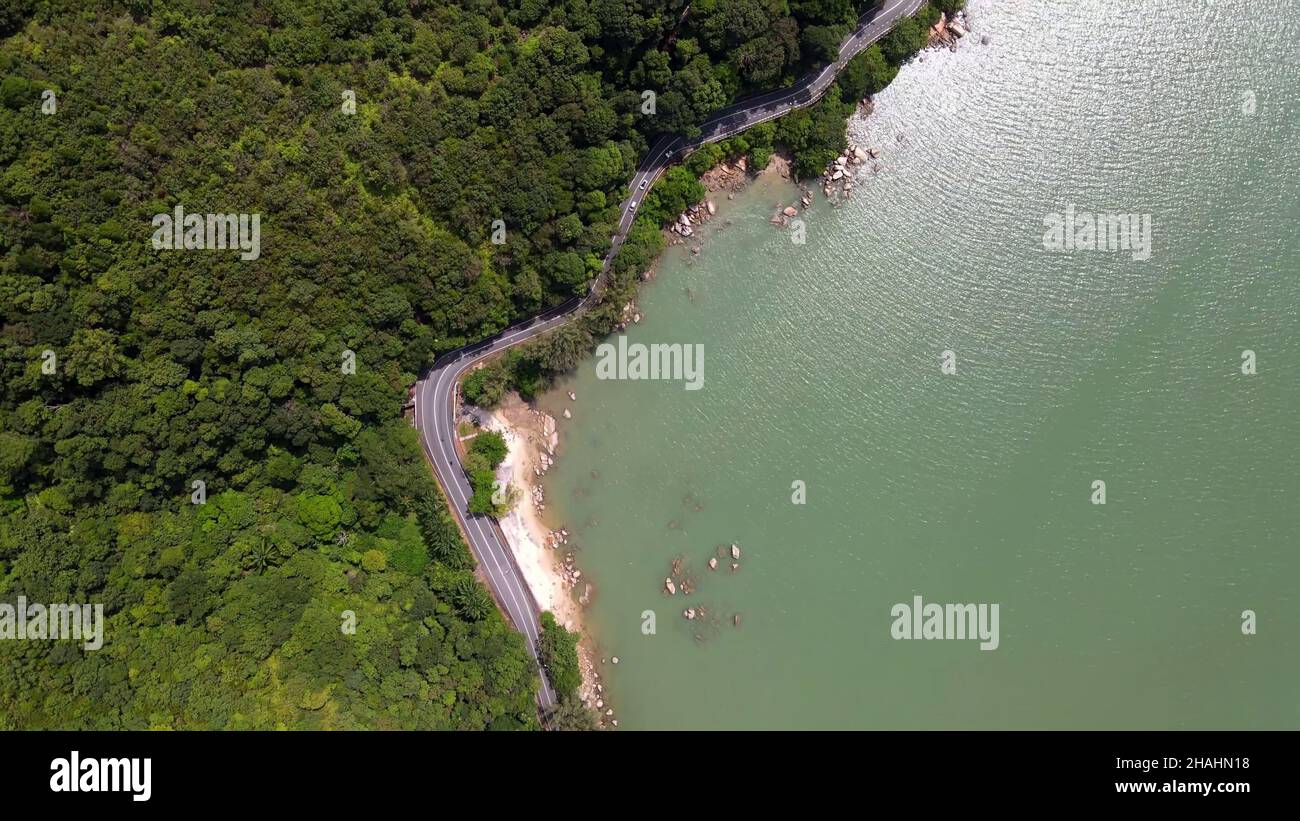 Coastal road on the hillside of teluk bahang penang malaysia Stock ...