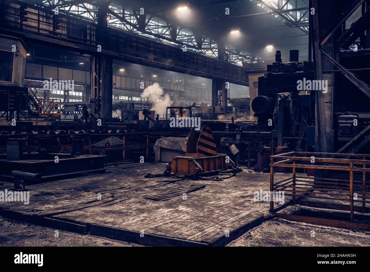 Iron and Steel Factory or Pipe Mill located in Taganrog South of Russia ...