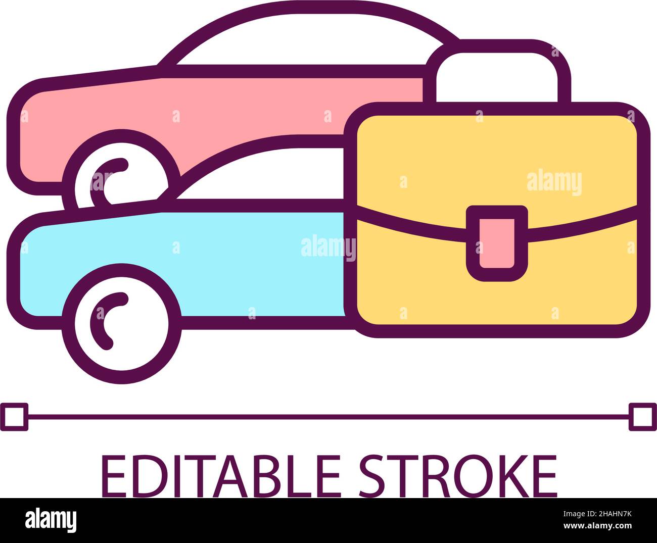 Rental car employee Stock Vector Images - Alamy
