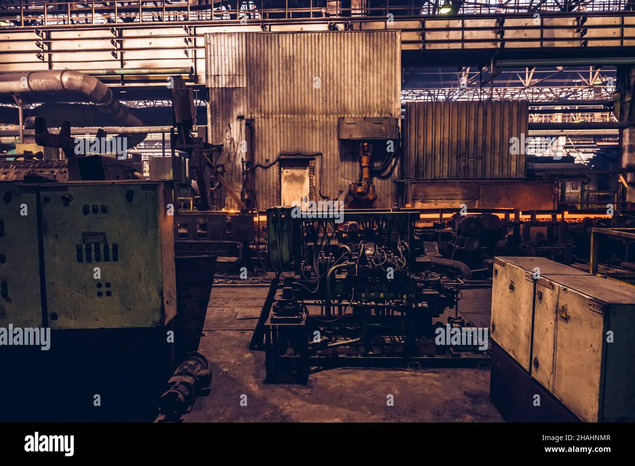 Iron and Steel Factory or Pipe Mill located in Taganrog South of Russia ...