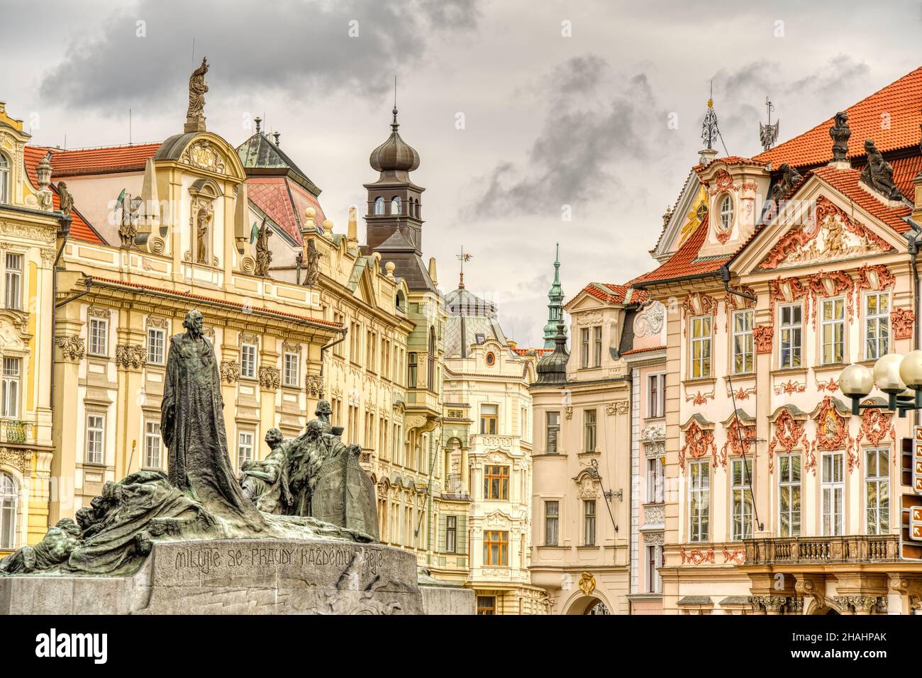 Prague historical center, HDR Image Stock Photo - Alamy