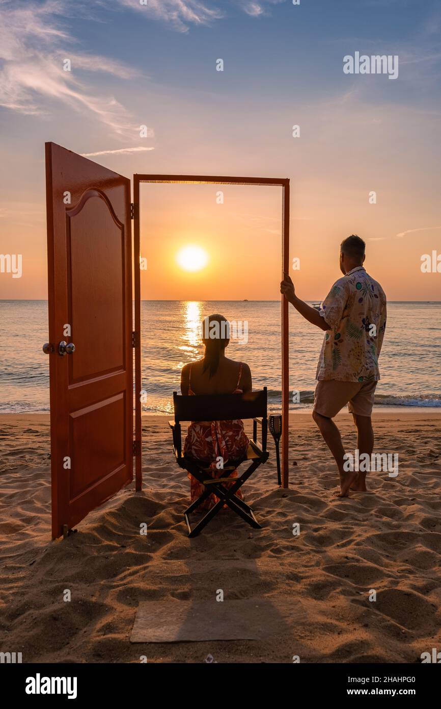 Caribbean door ocean view hi-res stock photography and images - Alamy