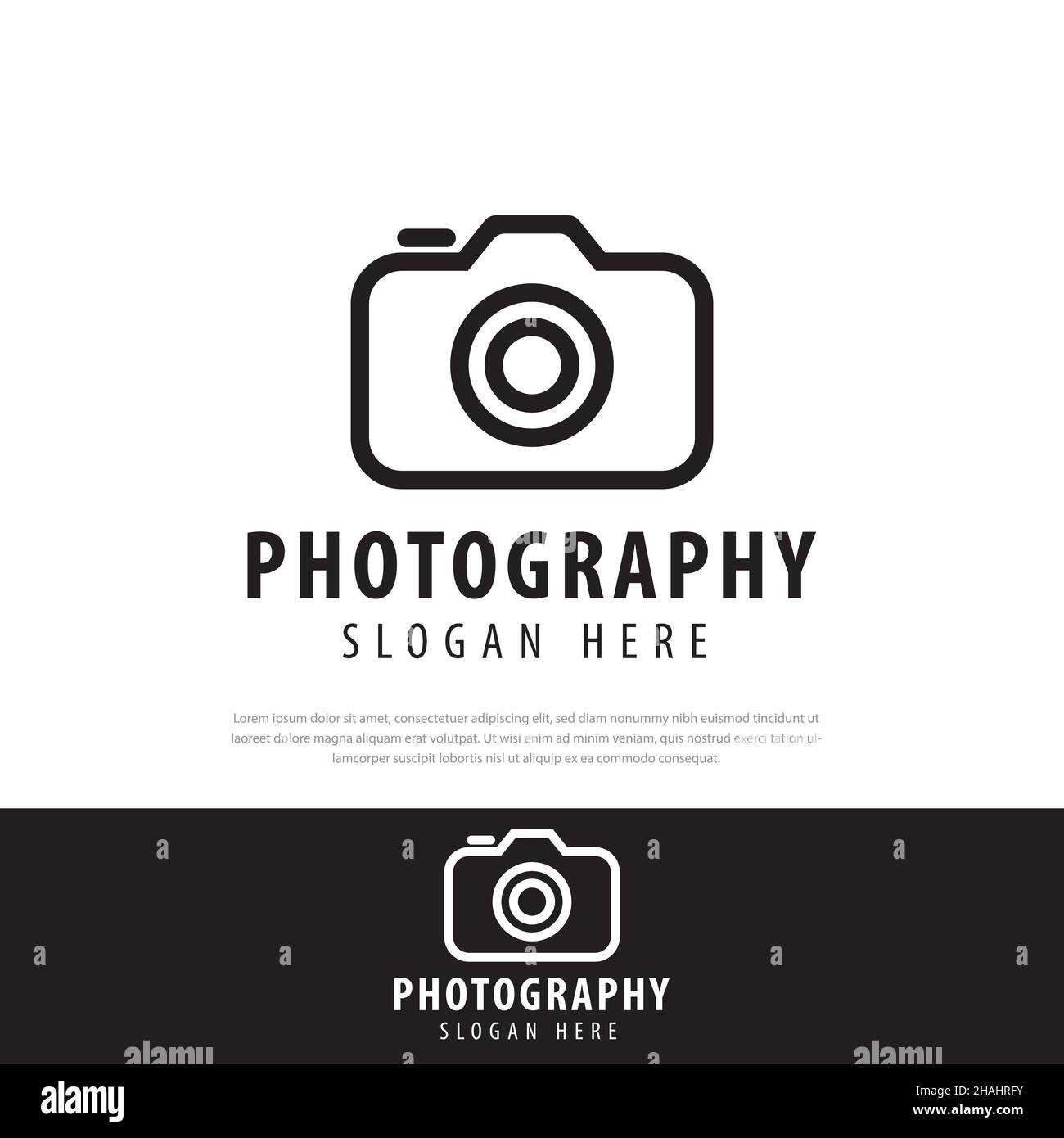 Photography Camera logo template. Icon vector illustration Stock Vector ...