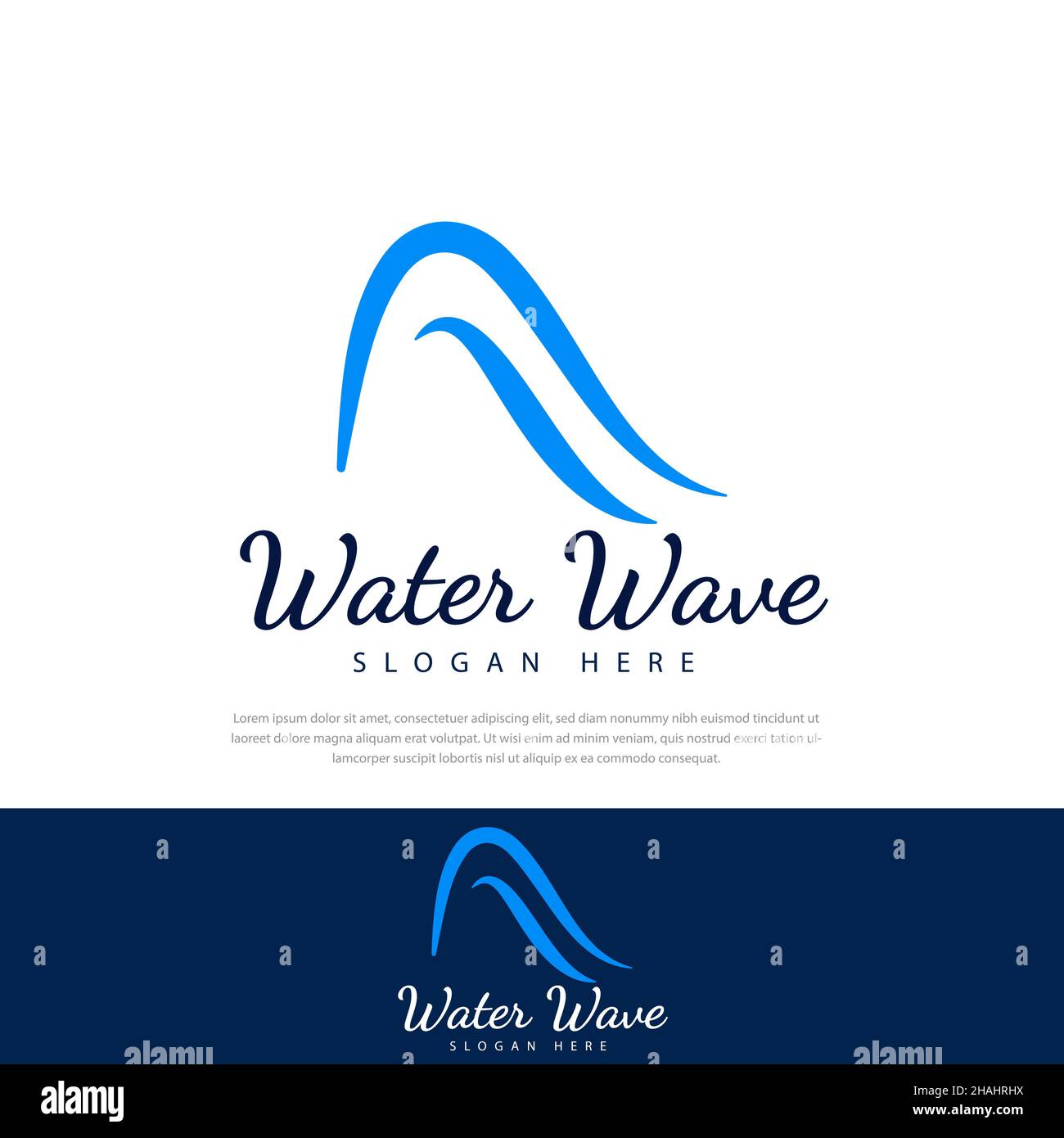High water wave design logo.templates,symbols,wave icons. water ...