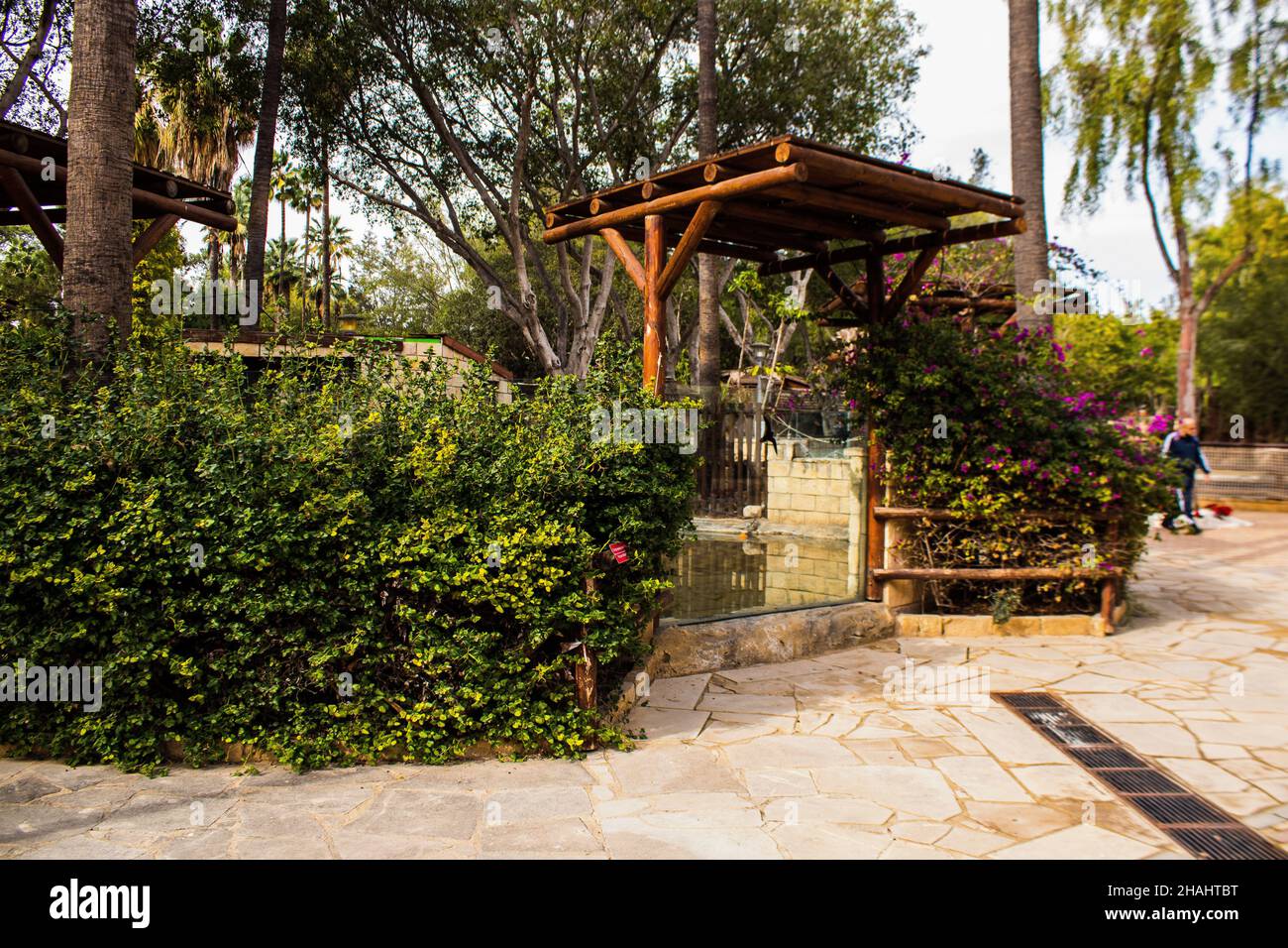 Limassol, Cyprus - December 12, 2021 Limassol Zoo, one of the biggest ...