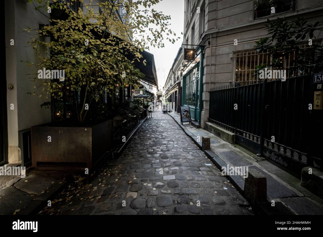 Street scene at the streets fo Paris and people walking around. Paris ...