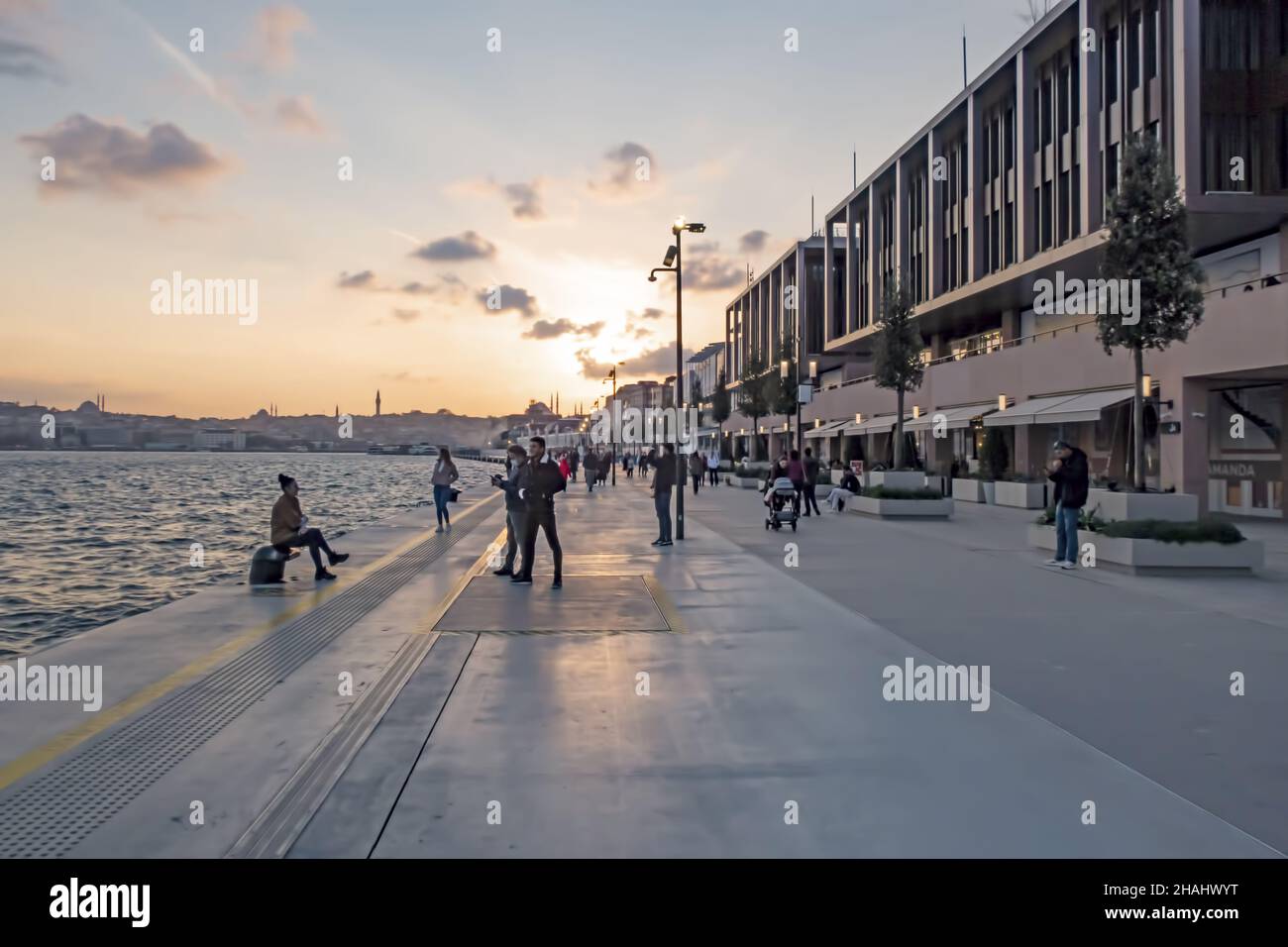 ISTANBUL, TURKEY - Nov 15, 2021: Karakoy,istanbul,Turkey.November 15 ...
