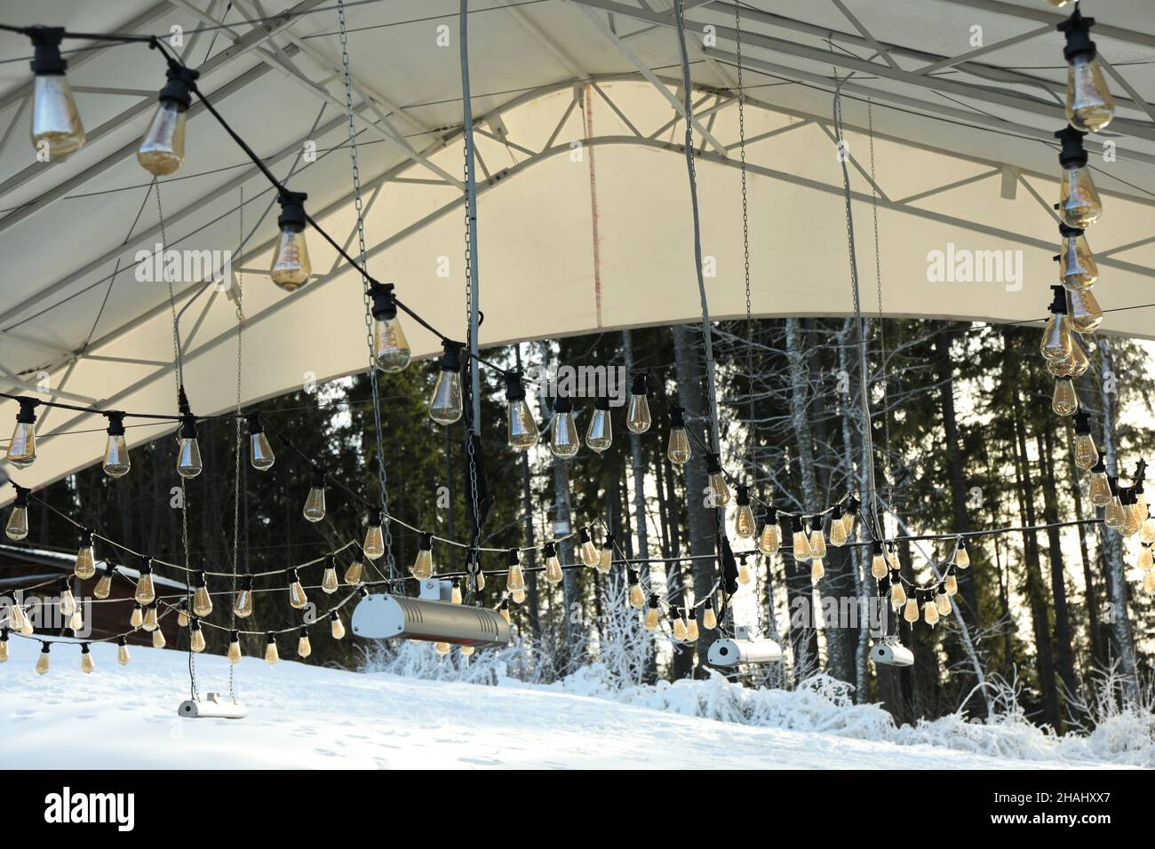Terrace snow winter ski hi-res stock photography and images - Alamy