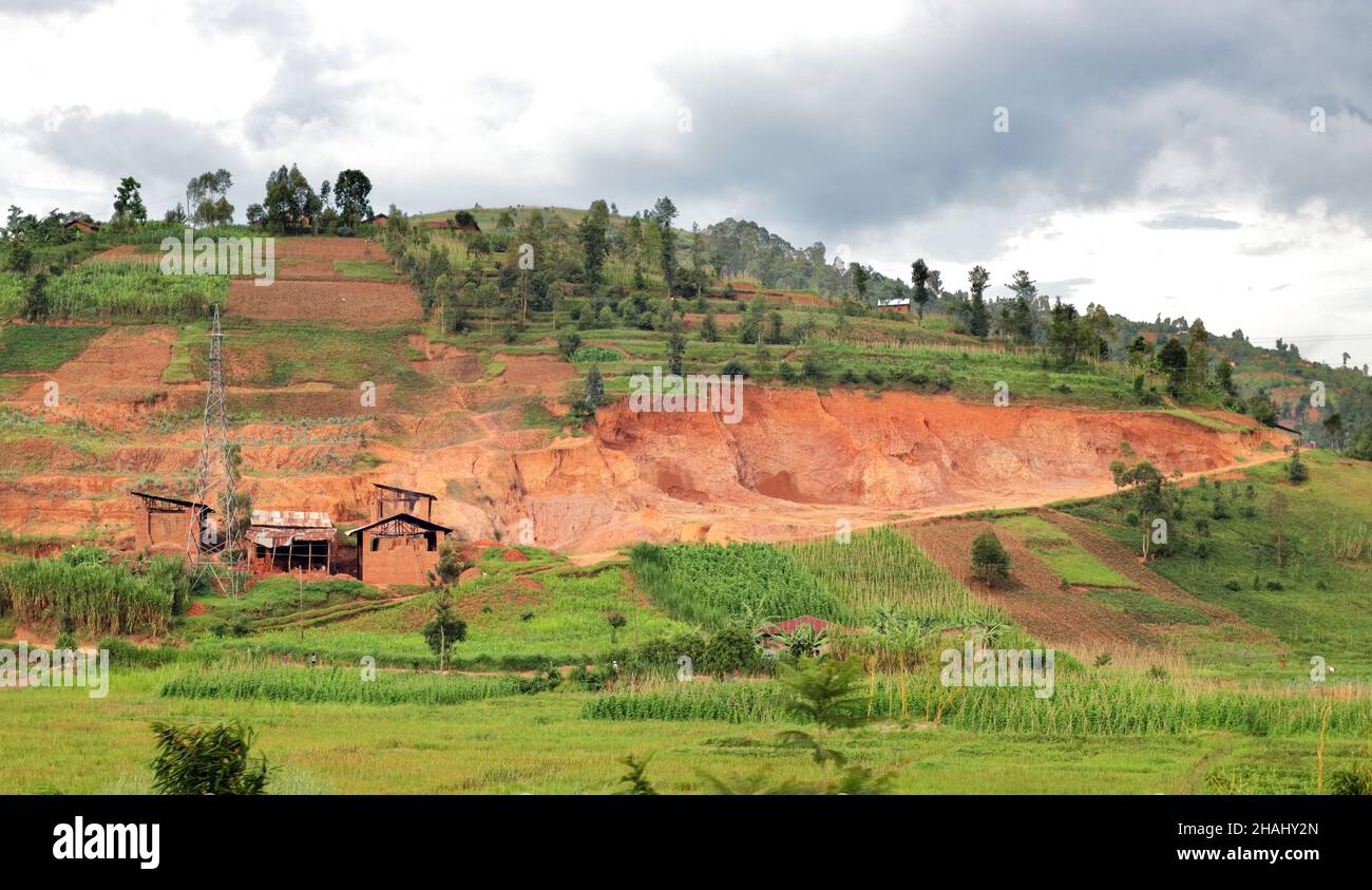 Green hill in rwanda hi-res stock photography and images - Alamy