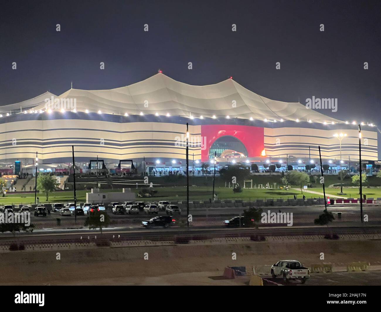 Al Bayt Stadium Al Khor Qatar Stock Photo - Alamy