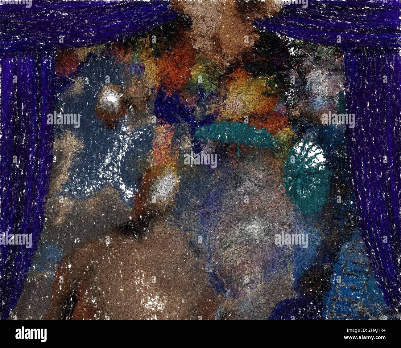 Surreal imagination. Abstract art. 3D rendering Stock Photo - Alamy