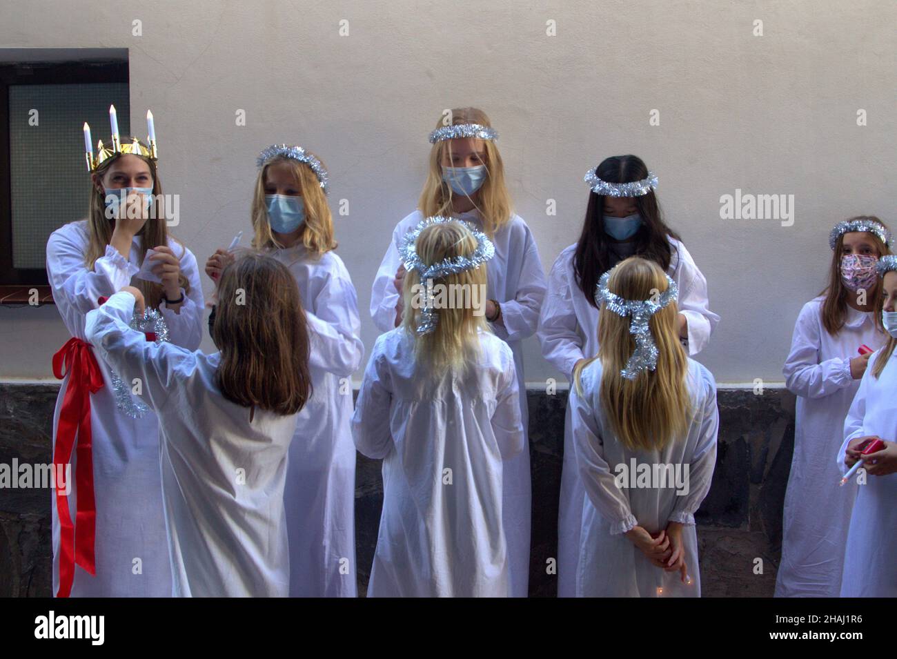 Tenerife, Spain. 13th Dec, 2021. The celebration of Santa Lucia in the ...