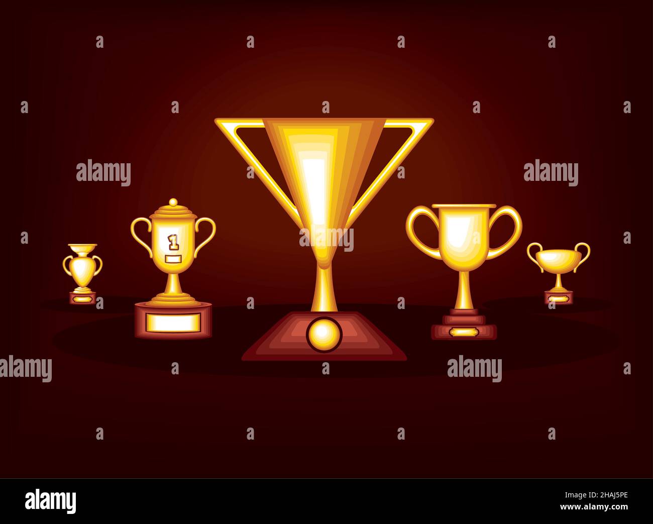 collection awards trophy Stock Vector Image & Art - Alamy