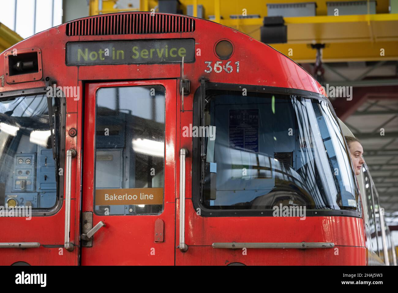 Bakerloo Line trains being maintained at Stonebridge Park Depot. 1972 ...