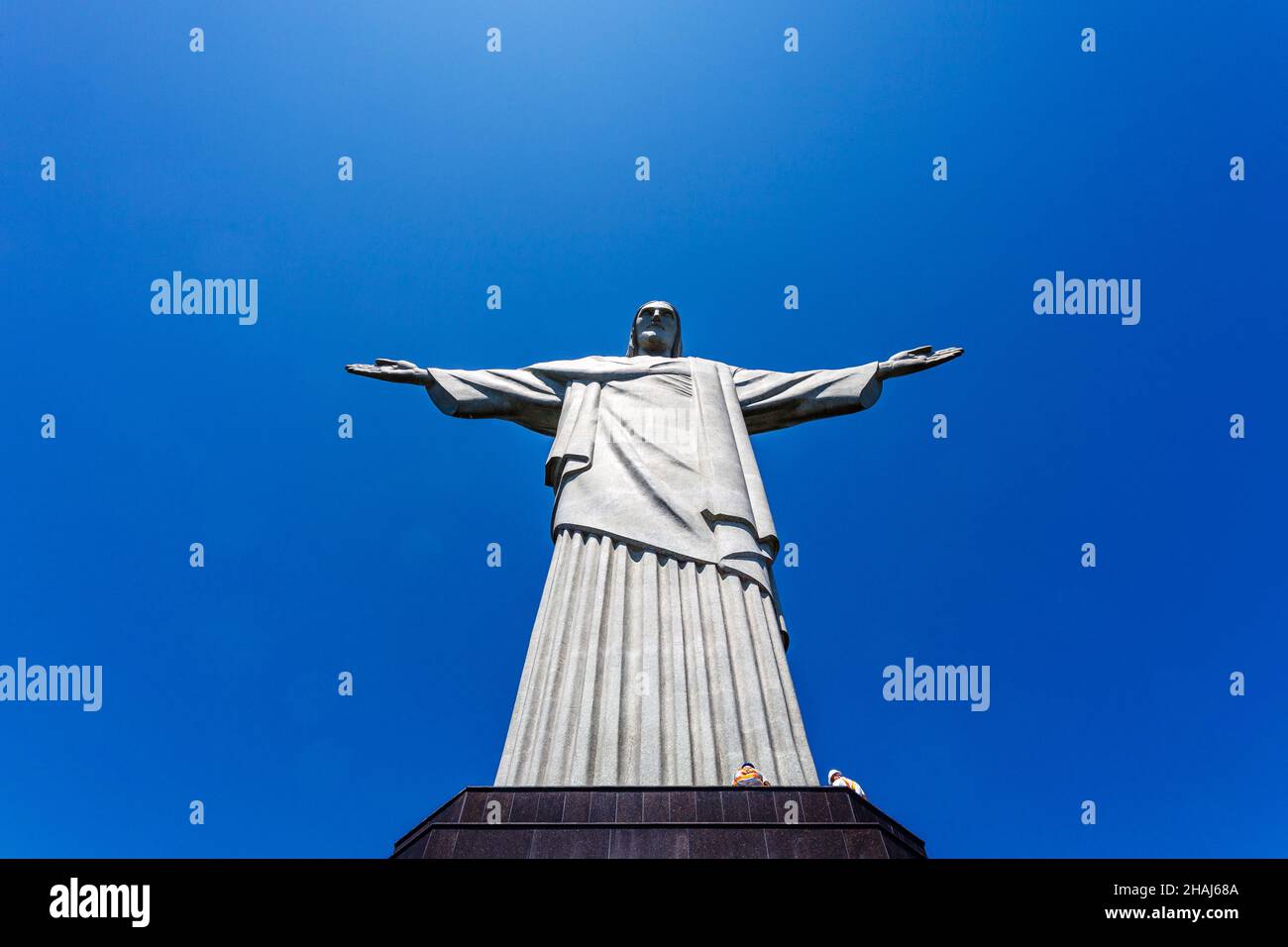 Statue of Christ de Redeemer in Rio de Janeiro, Brazil, South America ...