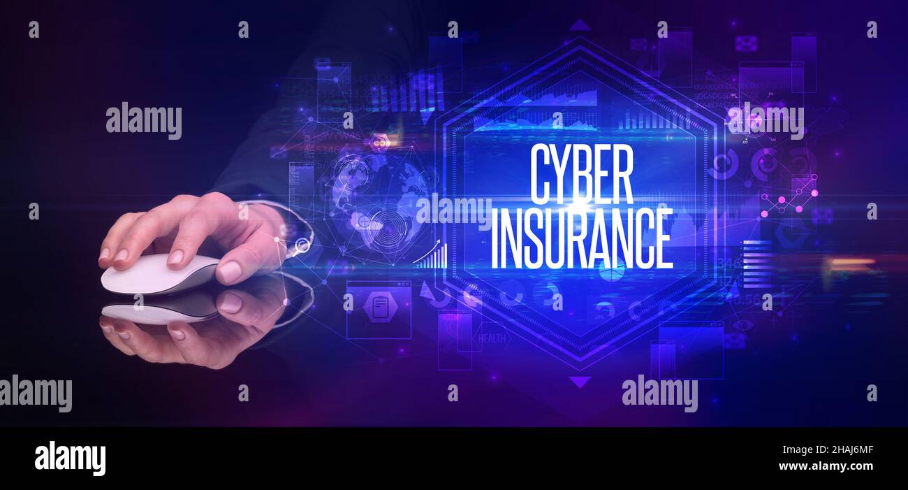 hand holding wireless peripheral, cyber security concept Stock Photo ...