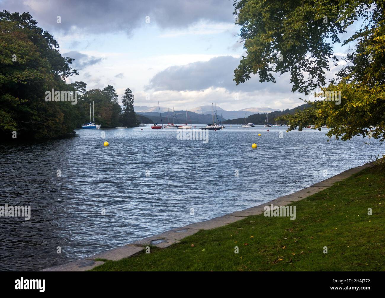 View of Lake Windermere from the south Stock Photo - Alamy
